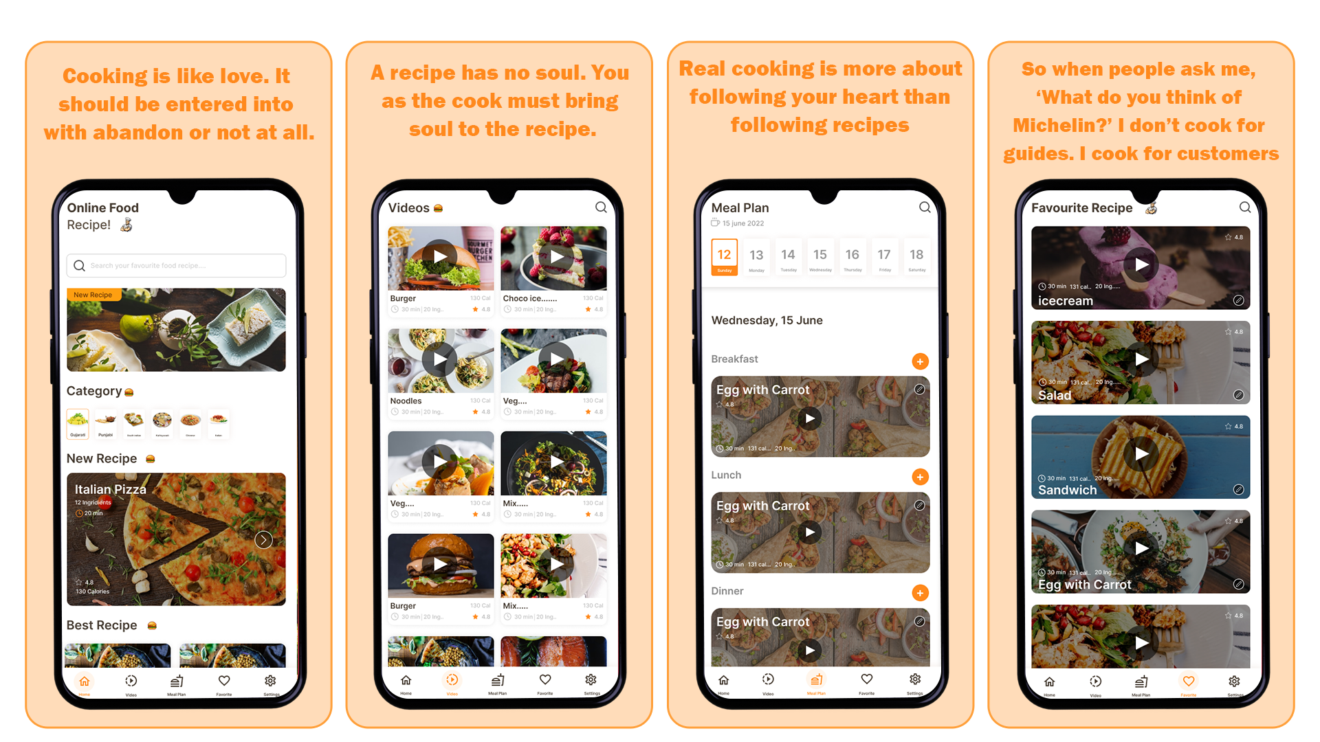 DTRecipe - Food Recipe Flutter Full App ( Android - iOS) | Laravel Admin Panel by DivineTechs